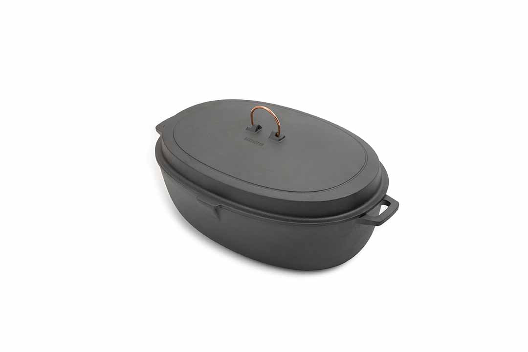 Enamel Lined Cast Iron Roaster | Barebones Australia - Barebones Australia