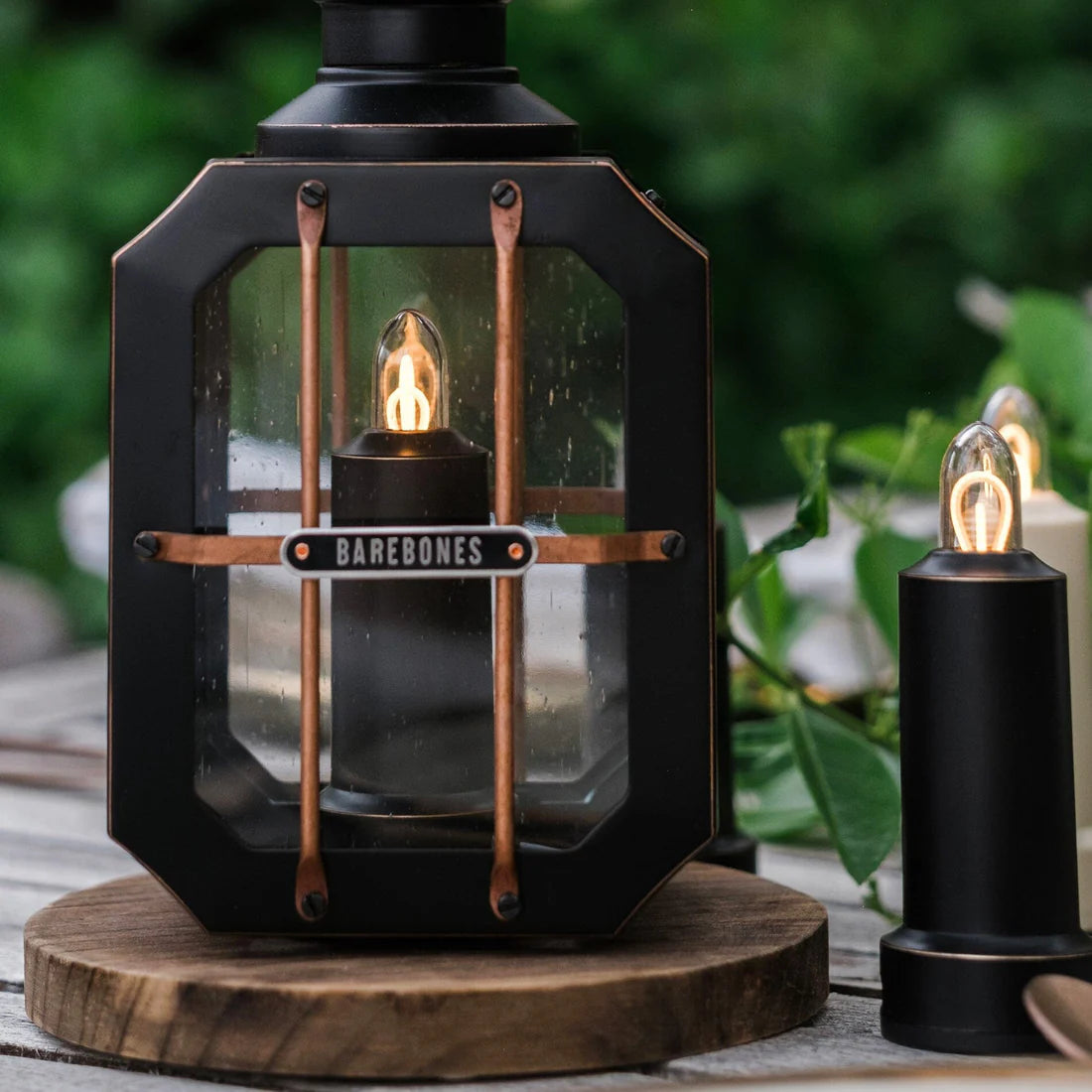 Box Candle Lantern & Flameless Candle Bundle | Barebones Australia - Barebones Australia