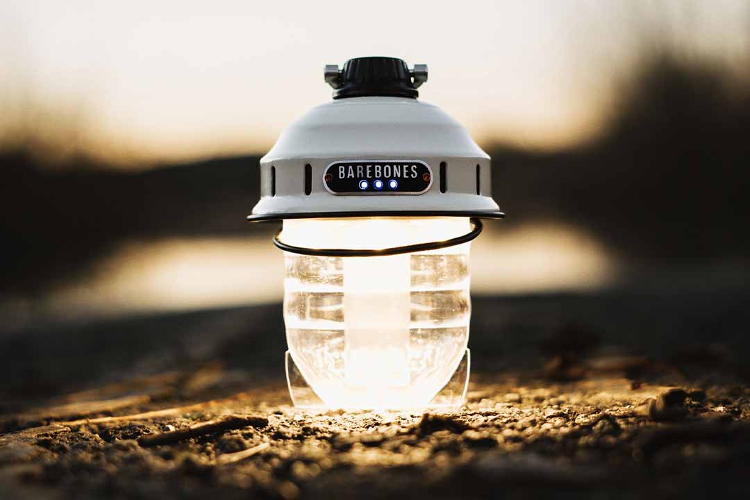 Vintage White Beacon Light Barebones Living Australia - Barebones Australia