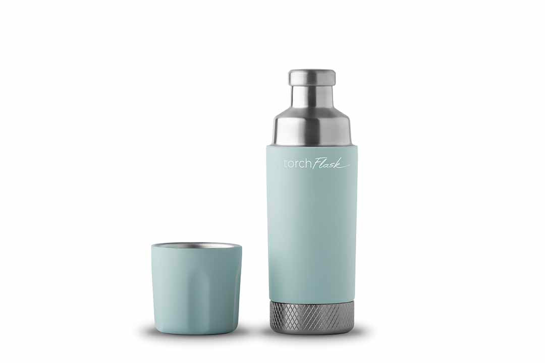 High Camp Flasks Torch Flask - Granite (Light Blue) - Barebones Australia